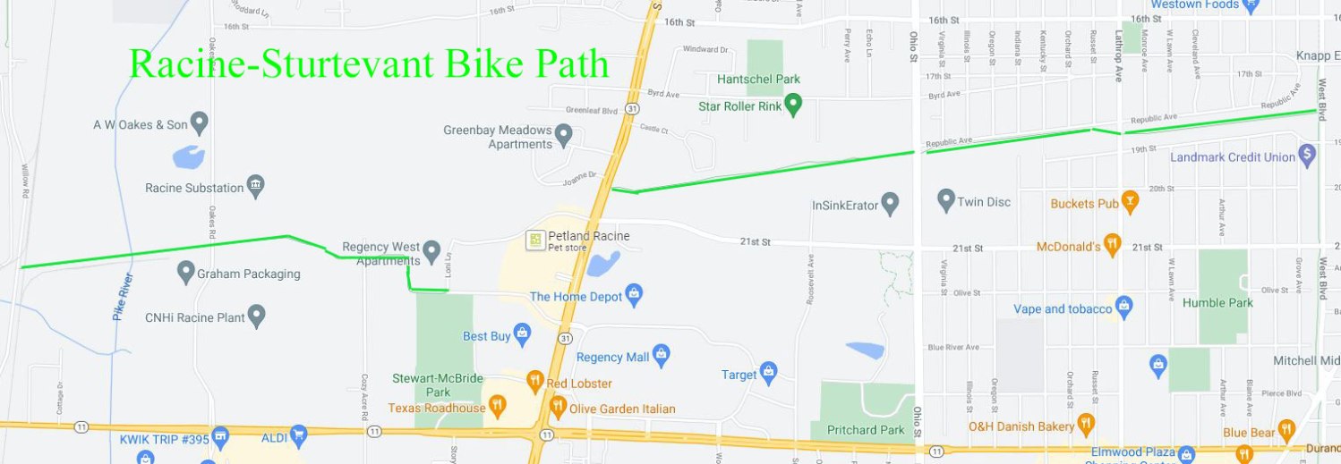 racine-sturtevant-bike-path-map – Frugal Average Bicyclist