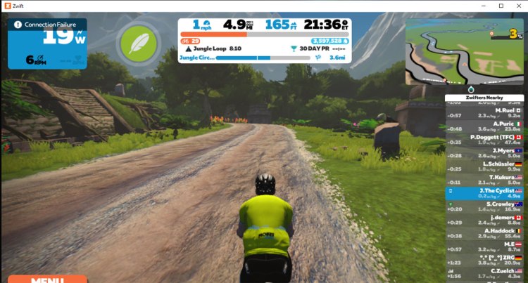 Zwift Watopia Jungle Circuit Course Review – Frugal Average Bicyclist